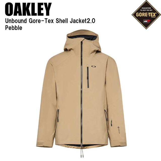 OAKLEY オークリー FOA406111 UNBOUND GORE-TEX SHELL JACKET2.0 PEBBLE スキー スノーボード ジャケット ウェア ゴアテックス