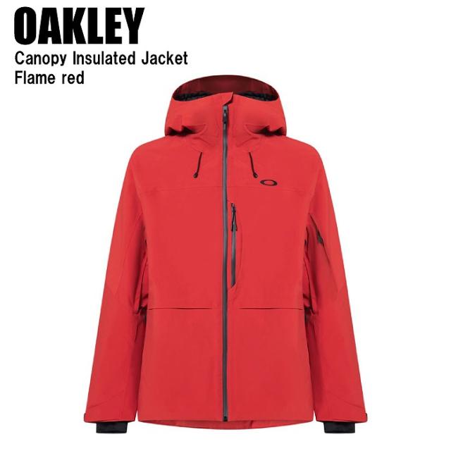 OAKLEY オークリー FOA407383 CANOPY INSULATED JACKET FLAME RED スキー スノーボード ウェア ジャケット オークリーウェア