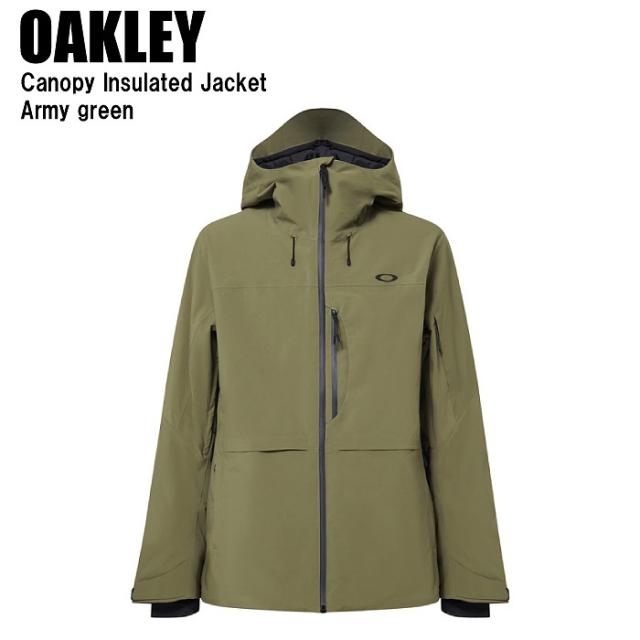 OAKLEY オークリー FOA407383 CANOPY INSULATED JACKET ARMY GREEN スキー スノーボード ウェア ジャケット オークリーウェア