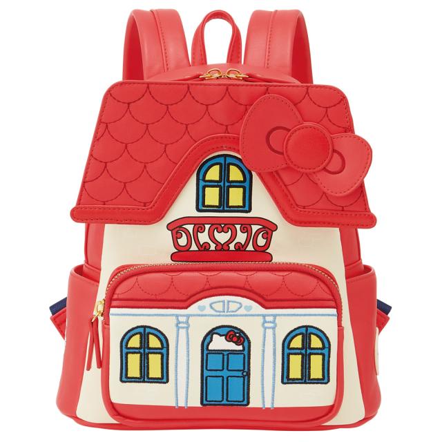 スケーター ミニ リュック おでかけ かばん カバン 子供 キッズ キャラクター かわいい skater RYUL60 キティ ハローキティ キティちゃん 女の子【バッグ　バック　リュックサック　ミニリュック　カフェ　家型　お家型こども お出かけ 可愛い】