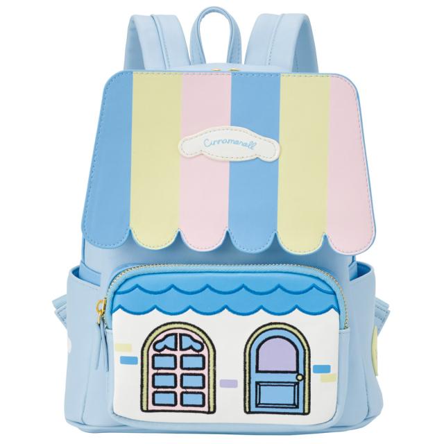 ミニ リュック おでかけ かばん カバン 子供 キッズ キャラクター かわいい スケーター skater RYUL60 シナモロール シナモン サンリオ 女の子 女子【こども お出かけ 可愛い　バッグ　バック　リュックサック　ミニリュック　カフェ　家型　お家型】