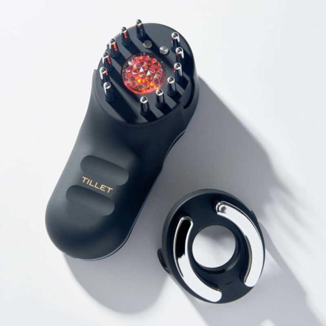 渡久クリエイト 多機能美顔器 TILLET W-GEAR [ブラック][ラッピング可] R-LOGI