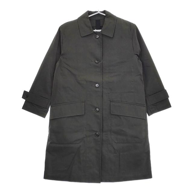 MHL. 595-2210501 PROOFED COTTON NYLON TWILL ダウンライナー付き ステンカラーコート Cグレー レディース エムエイチエル【中古】5-0311T♪