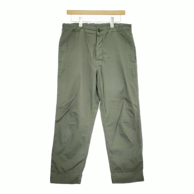 MHL. SUPERFINE COTTON TWILL 595-4143504 サイズ3 イージー パンツ 24SS カーキ レディース エムエイチエル【中古】5-0311M♪