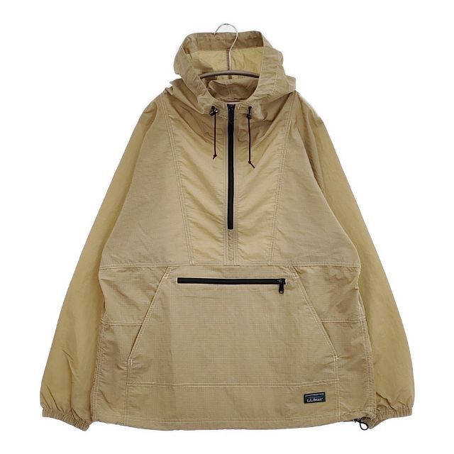 L.L.Bean Bean’s LIGHT NYLON ANORAK ビーンズライトナイロンアノラック  3175-1033 ジャケット ベージュ メンズ エルエルビーン【中古】5-1019M∞