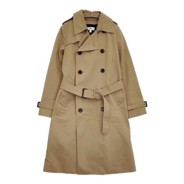 HYKE ライナー付き タイトフィット サイズ2 132-17005 トレンチコート ベージュ レディース ハイク【中古】5-1128T♪