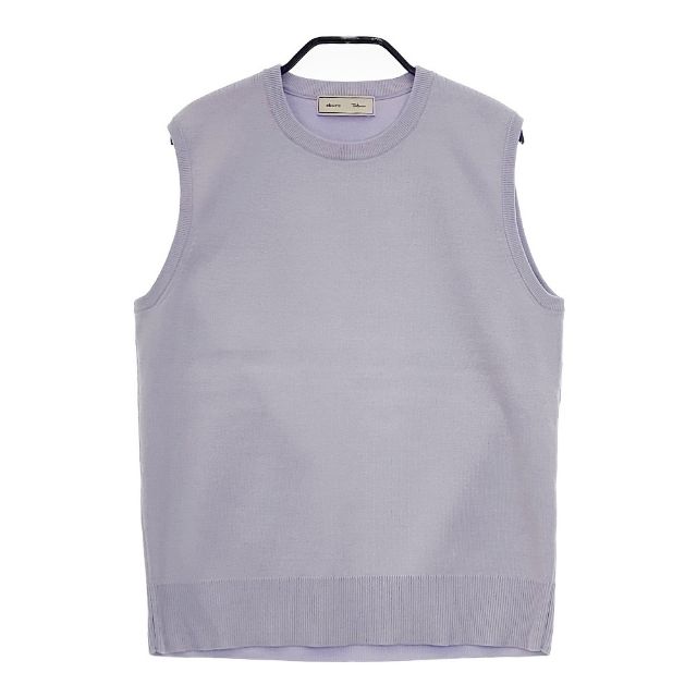 Ron Herman/ebure シルクコットンポリエステル ノースリーブニット ベスト ラベンダー レディース ロンハーマン/エブール【中古】5-0403M∞