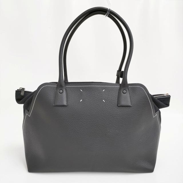 MAISON MARGIELA 5AC ショッピングトート ラージ  SB1WC0013 P4348 トートバッグ ブラック レディース メゾンマルジェラ【中古】5-0718G♪