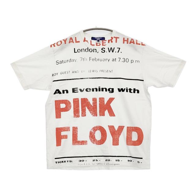 COMME des GARCONS JUNYA WATANABE MAN 綿度詰め天竺 PINK FLOID 半袖Ｔシャツ AD2024 ホワイト メンズ ジュンヤワタナベマン【中古】5-1022S♪