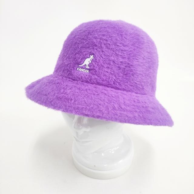 FACETASM/KANGOL ファーハット フェイクファー サイズXL 帽子 ハット パープル メンズ ファセッタズム/カンゴール【中古】5-1202T◎