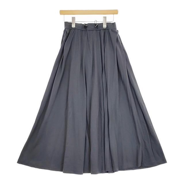 BATONER AIR FLARE SKIRT エアーフレアスカート 定価26400円 BW-24SL-058 サイズ2 24SS ブルーグレー レディース バトナー【中古】5-0315M♪