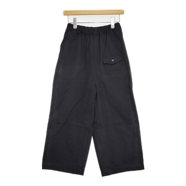 ゴーシュ カツラギワイドパンツ G204-P031 コットン パンツ ブラック レディース ゴーシュ【中古】5-1022G∞