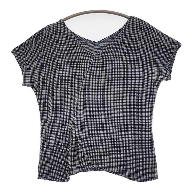 JURGEN LEHL コットン 半袖カットソー スカート J0102UB614 セットアップ ライトブルー ブラウン レディース ヨーガンレール【中古】5-0819S♪