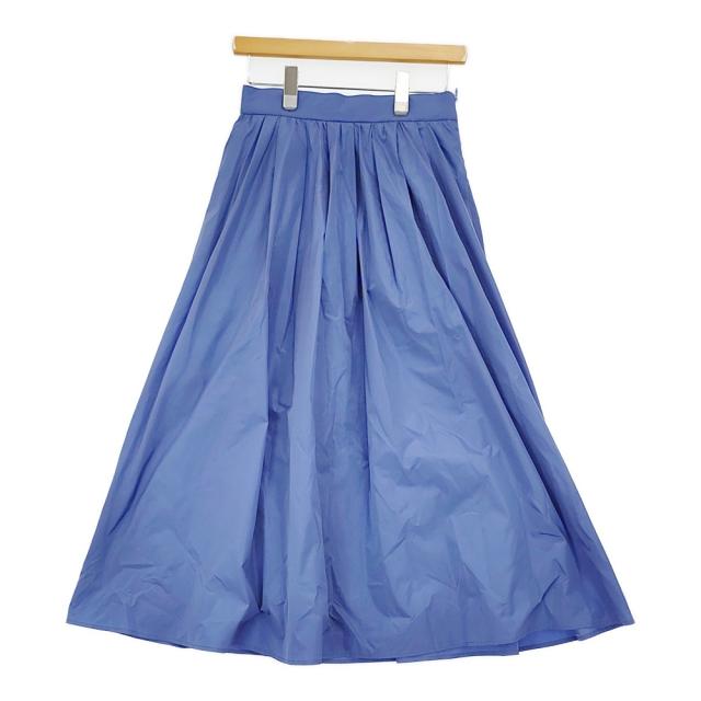 IENA メモリータフタフレアスカート サイズ38 定価20900円 24060900516040 ロングスカート 24AW ブルー レディース イエナ【中古】5-0614M♪