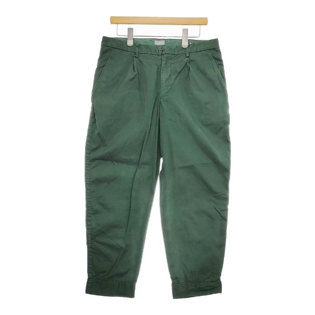 kolor BEACON 20WBM-P12147S ブサイクパンツ パッカリング パンツ グリーン メンズ カラー ビーコン【中古】5-0409G∞