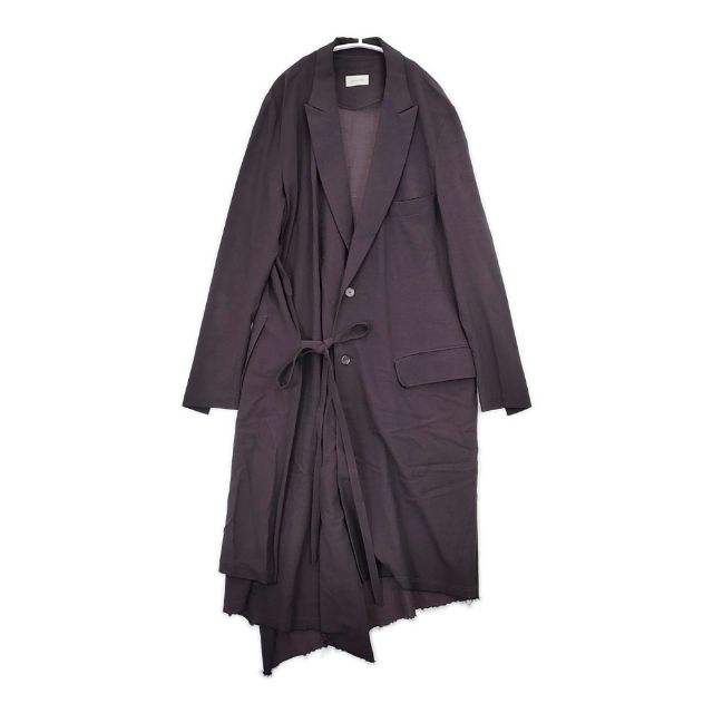 BED J.W. FORD BATTLE DRESS SCARF COAT 17SS-B-CT02 ベトルドレス コート ワイン メンズ ベッドフォード【中古】5-1030T∞