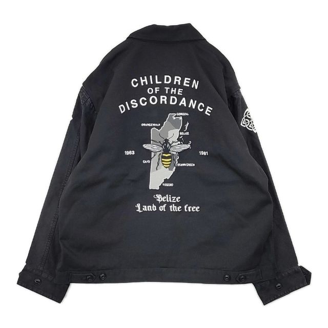 #Children of the discordance 新品 DICKIES SOUVENIR JACKET 定価55000円 ジャケット 24AW 黒 メンズ チルドレンオブザディスコーダンス【中古】5-1030T∞