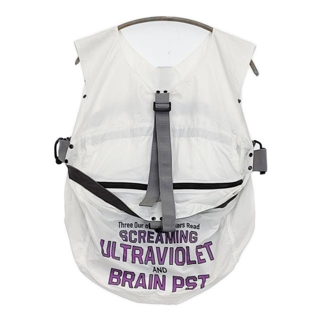 Black Weirdos Deliver Bag 2wayバッグ ベスト 定価49500円 25SS-BG02 ベスト 25SS ホワイト メンズ ブラックウィドー【中古】5-0731G♪