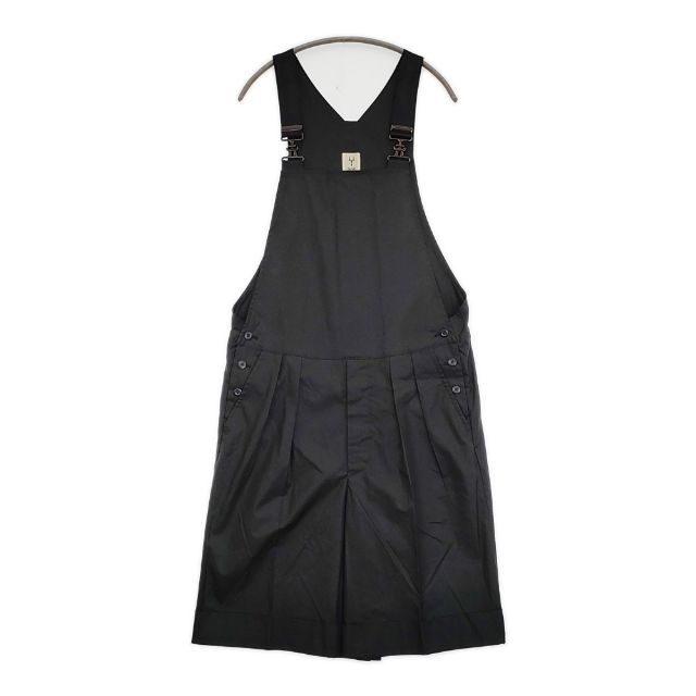 Scye Overall Shorts 定価61600円 1123-81068 オーバーオール ブラック レディース サイ【中古】5-0927M∞