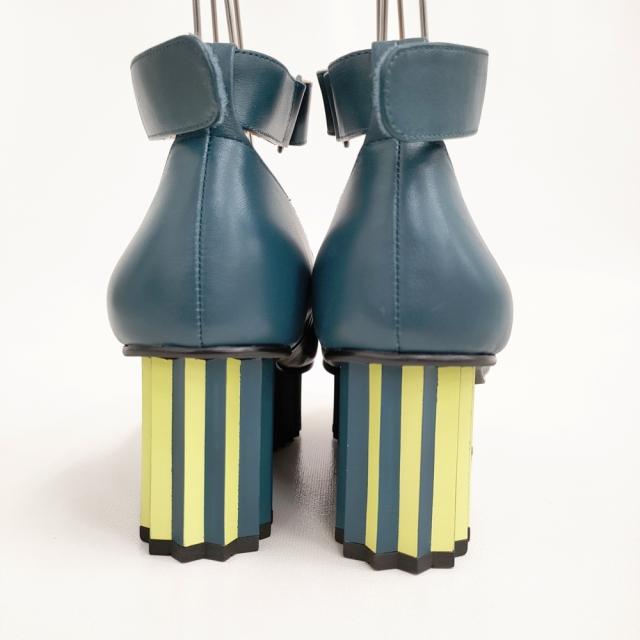 ISSEY MIYAKE/UNITED NUDE WAVE ベルテッドシューズ 38 パンプス