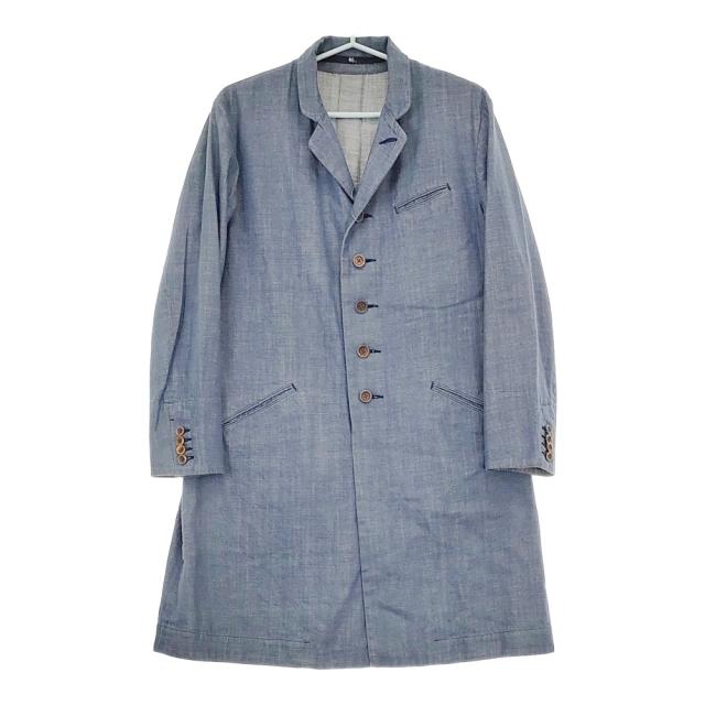 45R/45rpm コットン デニム インディゴ サイズ3 コート ブルー レディース フォーティーファイブアールピーエム【中古】5-0506M♪