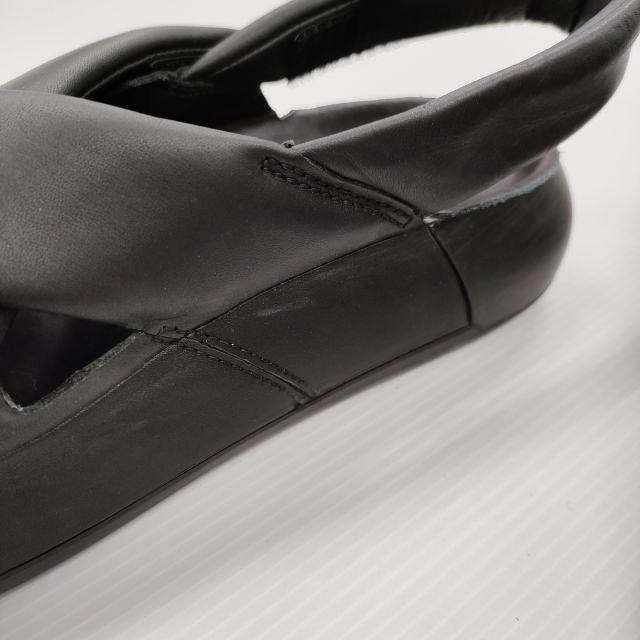 ecco cozmo pf クロスベルト 23.5cm 定価27500円 20665301001 サンダル 24SS ブラック レディース エコー【中古】5-0930S♪