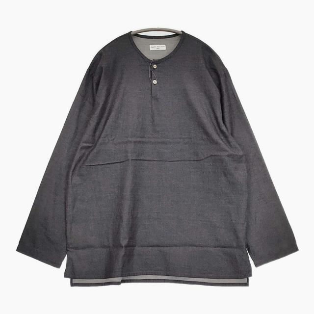 AQUELLOS OJOS VERDES 新品 Sleeping shirt 定価46200円 サイズ3 長袖シャツ 24AW ネイビー メンズ アケヨスオホスヴェルデス【中古】5-0805M♪