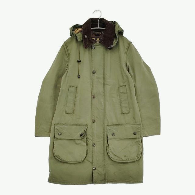 Barbour JOURNAL STANDARD別注 SL HOODED BORDER サイズ36 迷彩柄 カモフラ MWX1158SG51 コート カーキ メンズ バブアー【中古】5-1018T♪