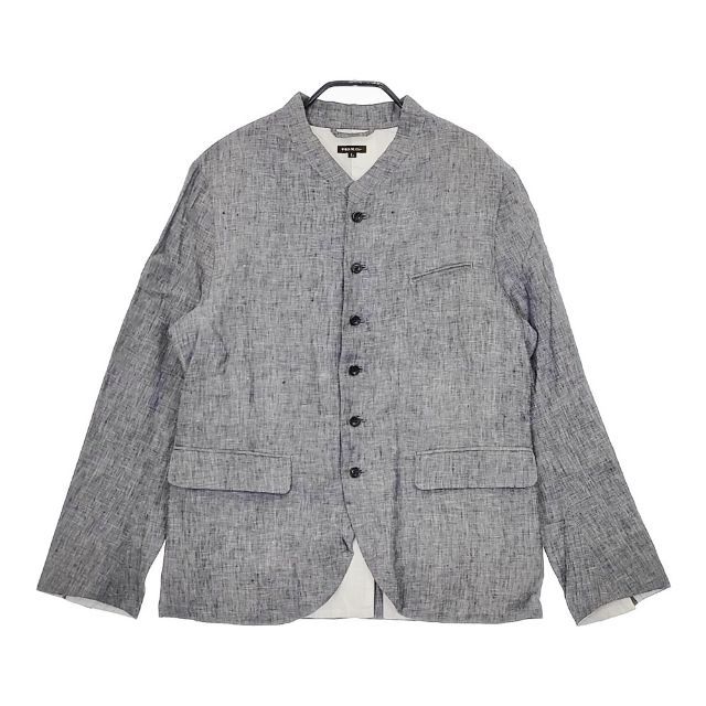 R&D.M.Co- リネン スタンドカラー ジャケット グレー レディース オールドマンズテーラー【中古】5-0224M∞