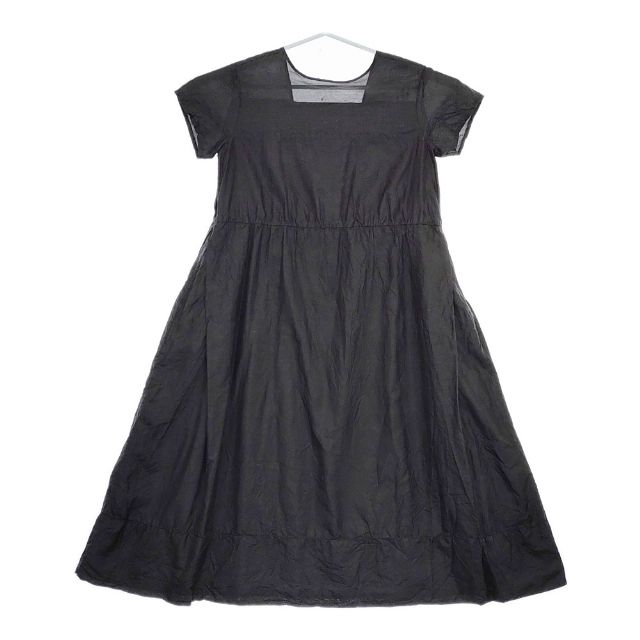 R&D.M.Co- シルク 半袖ドレス ワンピース ブラック レディース オールドマンズテーラー【中古】5-0507S∞