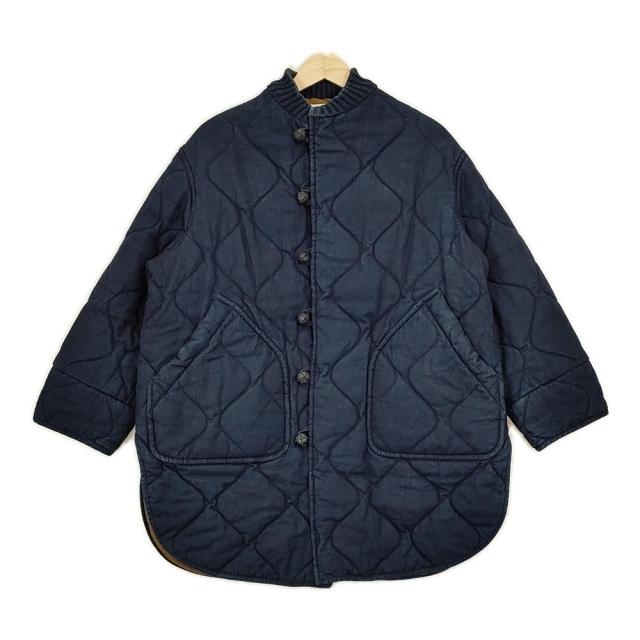45R/45rpm ローラーオックスのテントキルトコート（インディゴ）定価107800円 71220014 サイズ1 コート ネイビー レディース フォーティーファイブアールピーエム【中古】5-1024A◆