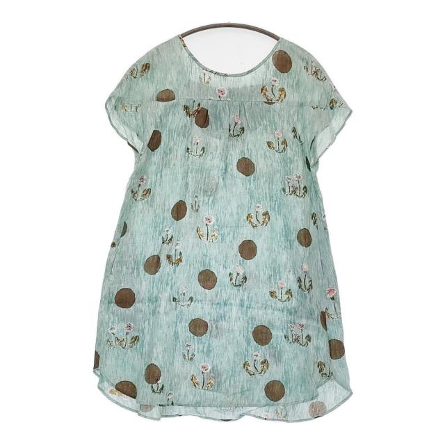 mina perhonen dandelion rs3968 定価50400円 サイズ36 ワンピース ミント グリーン レディース ミナペルホネン【中古】5-0708S♪