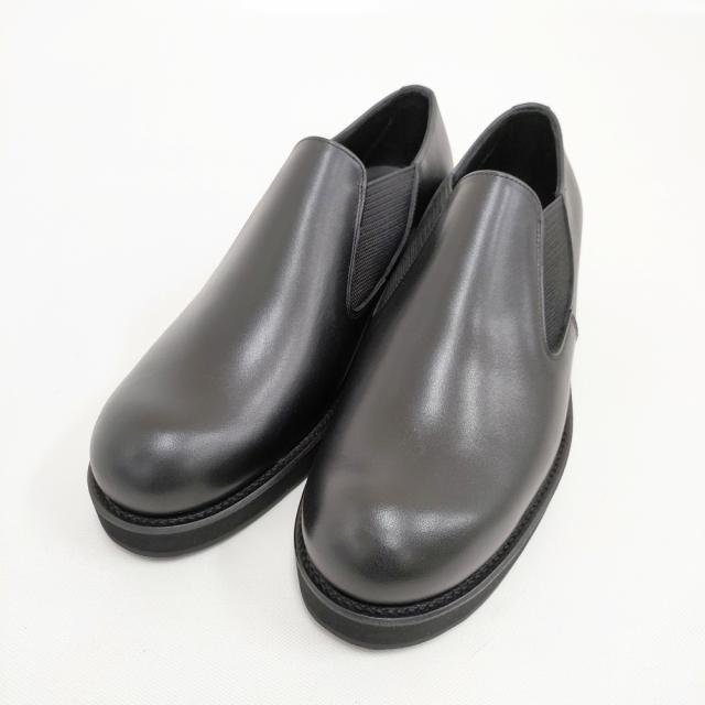 BEAUTIFUL SHOES 未使用品 SIDE GORE SHOES 24cm サイドゴアシューズ シューズ・靴 ブラック レディース ビューティフルシューズ【中古】5-1021G◎