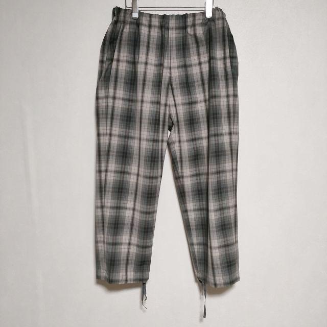 un/unbient EASY TROUSERS UNPT59-UMEX WOOL TROPICAL イージートラウザース パンツ グレー メンズ アン【中古】4-1215M∞