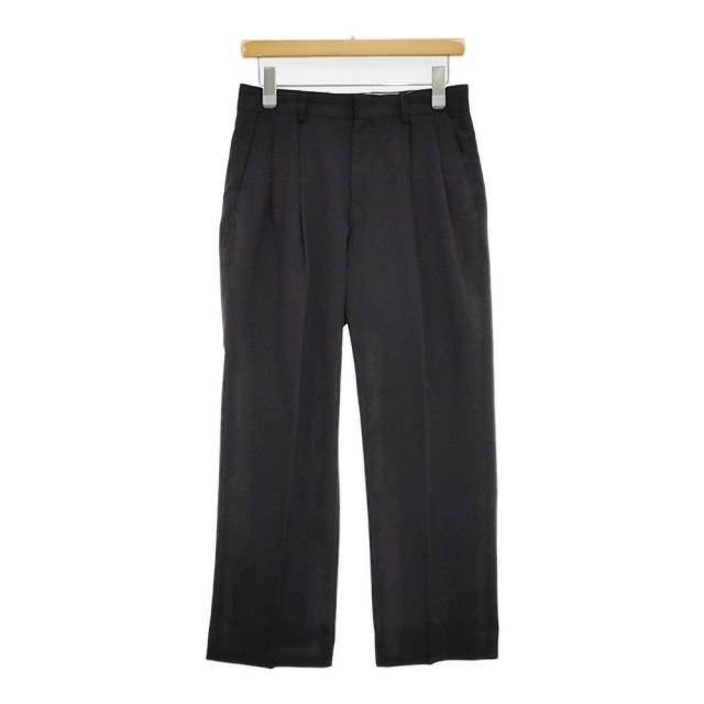 THE SHINZONE クライスラーパンツ サイズ32 定価23100円 21AMSPA01 タック パンツ ブラック レディース シンゾーン【中古】5-1026G♪