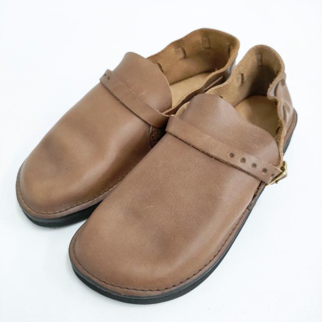 AURORA SHOES 新品  Middle English ミドルイングリッシュ 6D 定価37400円 シューズ・靴 ブラウン レディース オーロラシューズ【中古】5-0523G♪