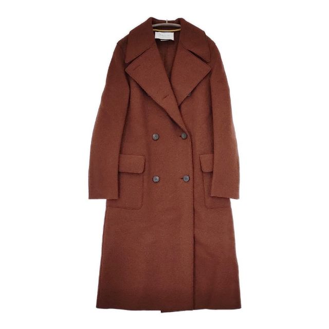 HARRIS WHARF LONDON Military Coat ミリタリーコート A1272MLC ウール コート ブラウン レディース ハリスワーフロンドン【中古】5-0827A∞