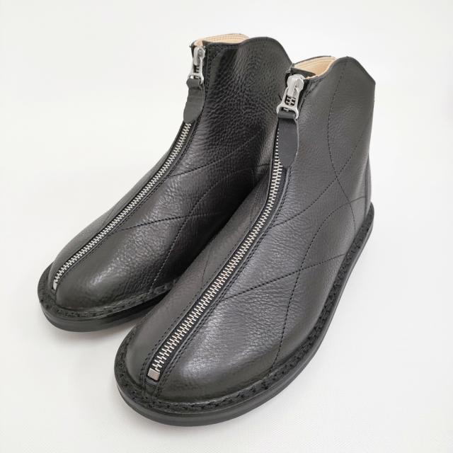 trippen 未使用品 zip boot サイズ38 定価61600円 ジップアップ ブーツ ブラック レディース トリッペン【中古】5-1011G♪