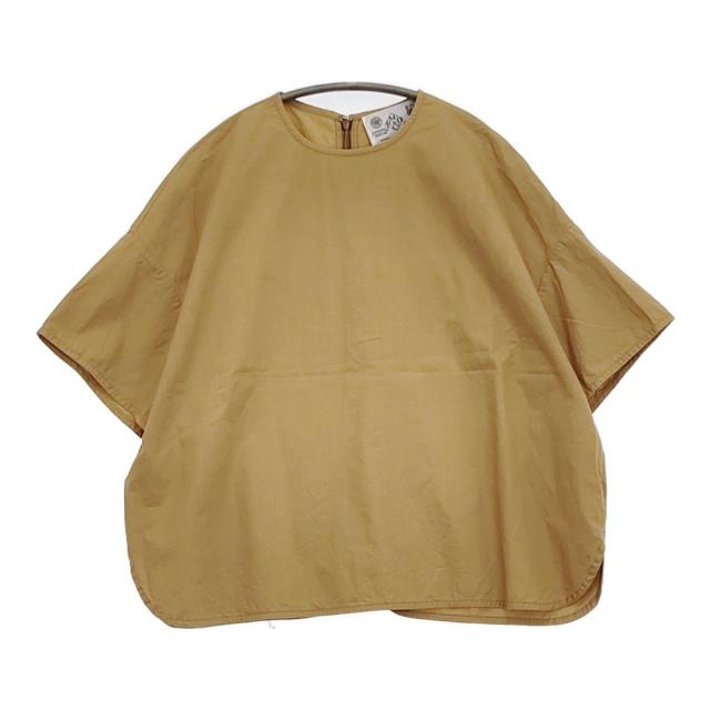 R&D.M.Co- ガーメントダイプルオーバー ワイド ブラウス シャツ ベージュ レディース オールドマンズテーラー【中古】5-0822S♪