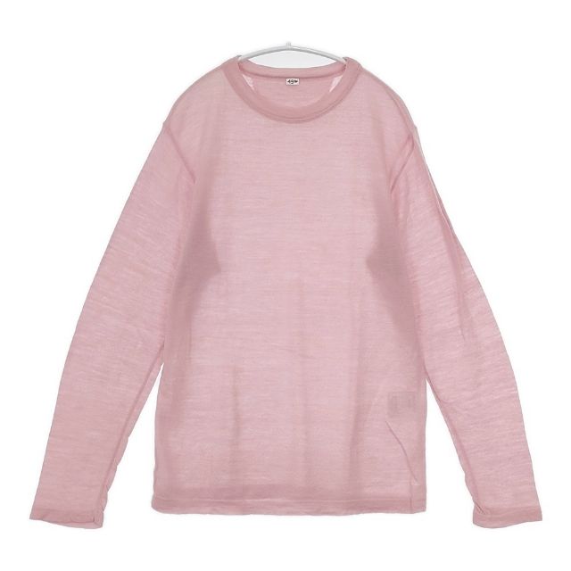 45R/45rpm カメリヤインナーのＴシャツ 定価25300円 ウール セーター ニット ピンク レディース フォーティーファイブアールピーエム【中古】5-1020T∞