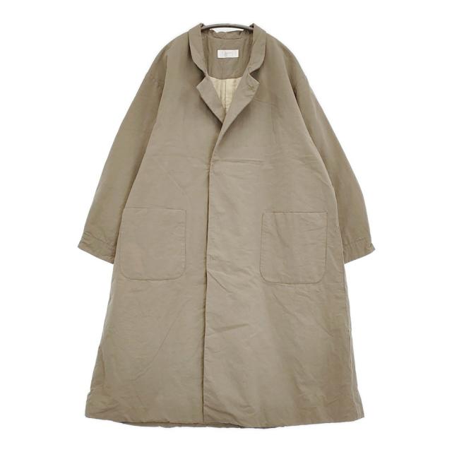 grin CLシーチング 中綿チェスターコート サイズ2 定価42900円 8234J-005 チェスターコート 23AW グレージュ レディース グリン【中古】5-1127T♪