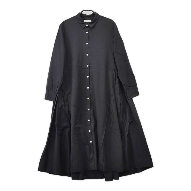 susuri フィンワンピース 定価40000円 シャツドレス  19-251 ワンピース チャコールグレー レディース ススリ【中古】5-0714M∞