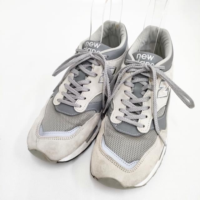 NEW BALANCE M1500PGL イギリス製 UK 定価35200円 サイズ9.5 Dワイズ  スニーカー グレー メンズ ニューバランス【中古】5-1009G◎