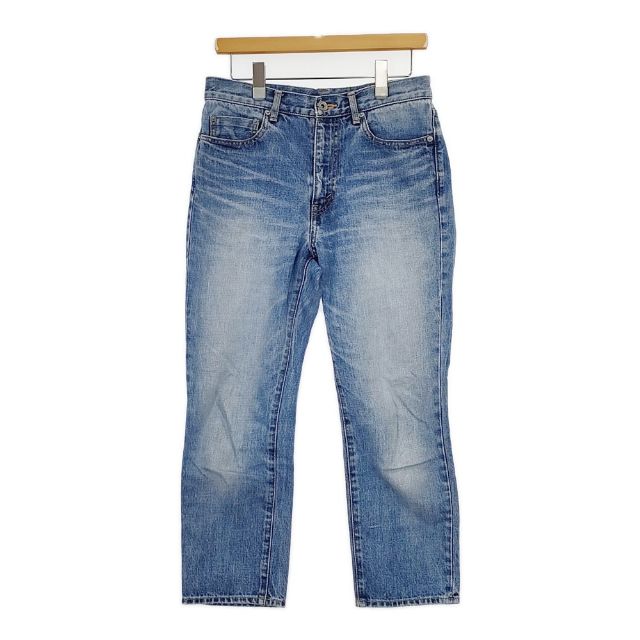 R&D.M.Co- ジーンズ S 加工 セルビッジストレート デニムパンツ ライトブルー レディース オールドマンズテーラー【中古】5-0730G∞