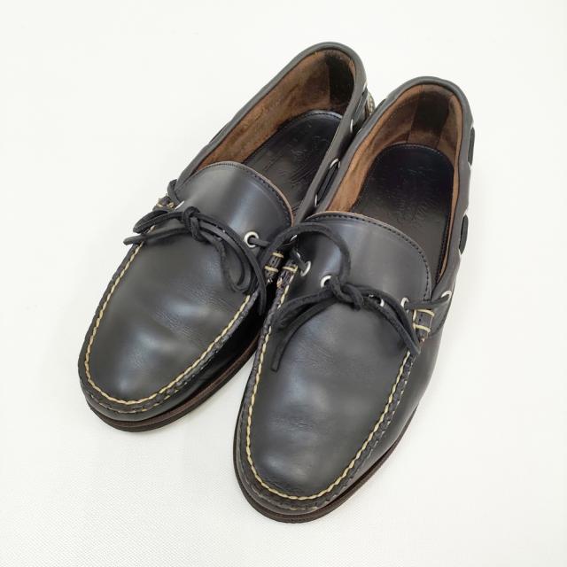 EASTLAND Yarmouth サイズUS9.5 モカシン デッキシューズ USA製 シューズ・靴 ブラック メンズ イーストランド【中古】4-1211G◎