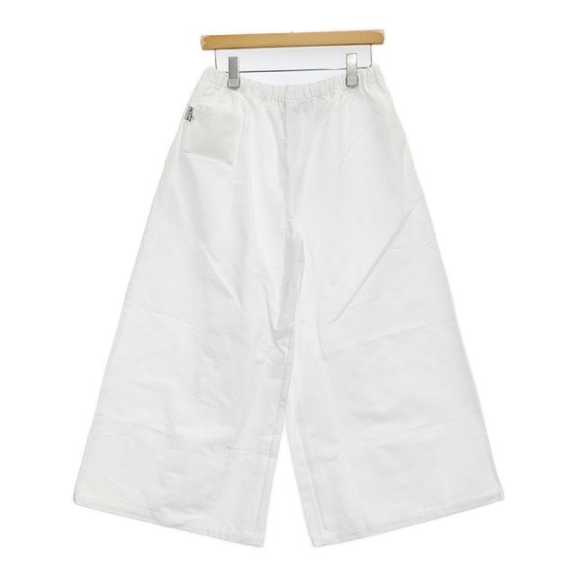 SOU・SOU 未使用品 伊勢木綿 10/3 広形もんぺ 定価13900円 イージーワイド パンツ ホワイト レディース ソウソウ【中古】5-0926M♪