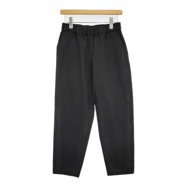 ARTS&SCIENCE リネン混 イージーパンツ サイズ1 0242-L3108-1016 パンツ 24SS ブラック レディース アーツ&サイエンス【中古】5-0926M♪