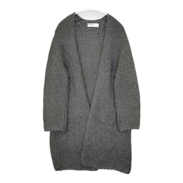 evam eva ライジングヤーンローブ 羽織 カーディガン E173K149  コート グレー レディース エヴァムエヴァ【中古】5-1116T∞