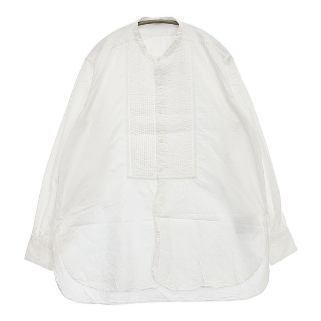 45R/45rpm 180番三子の908ビッグーグーシャツ 定価58300円 長袖シャツ ホワイト レディース フォーティーファイブアールピーエム【中古】5-1109M∞