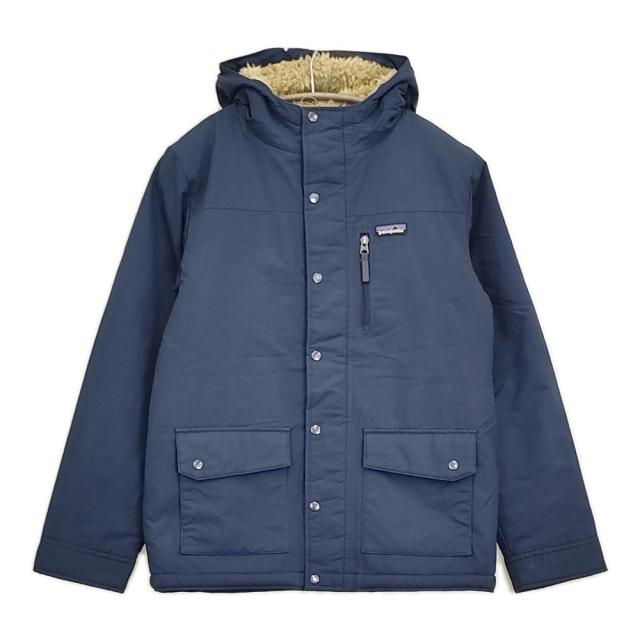 patagonia キッズ インファーノジャケット ボーイズ サイズXL/14 68460 裏ボア ジャケット ネイビー レディース パタゴニア【中古】5-1123T♪